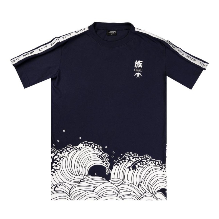 Skoop Nami Blue Tee, Men's Fashion, Tops & Sets, Tshirts & Polo Shirts ...