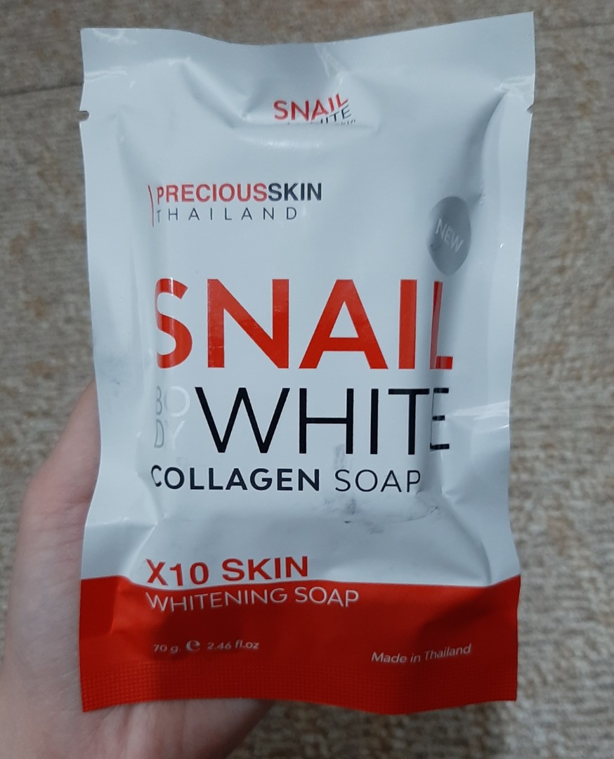 Snail White Collagen Soap X10 Skin, Beauty & Personal Care, Face, Face ...