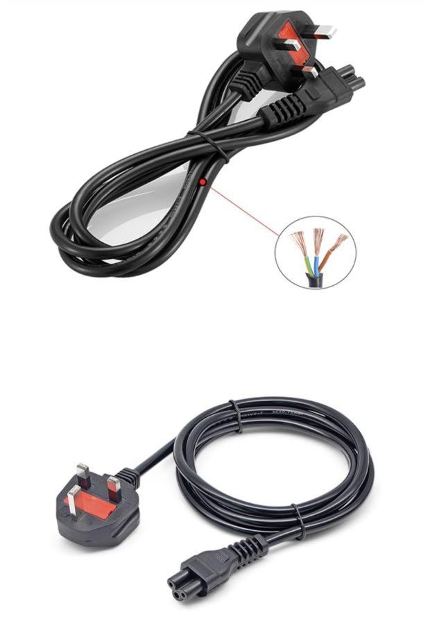 【Available】 Safety Mark Power Plug to C5 Lead 1.5M British power plug ...