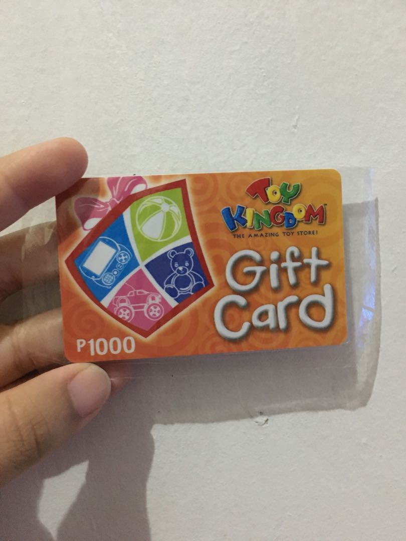 Toy Kingdom gift card (1000), Tickets & Vouchers, Store Credits on ...