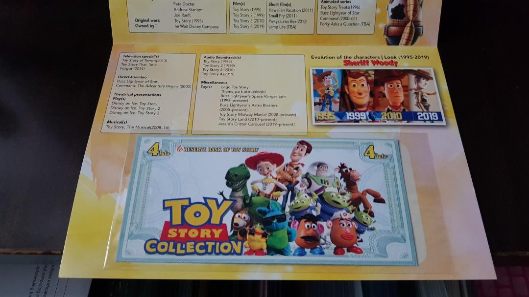 Toy story commemorative note gift present, Hobbies & Toys, Memorabilia ...