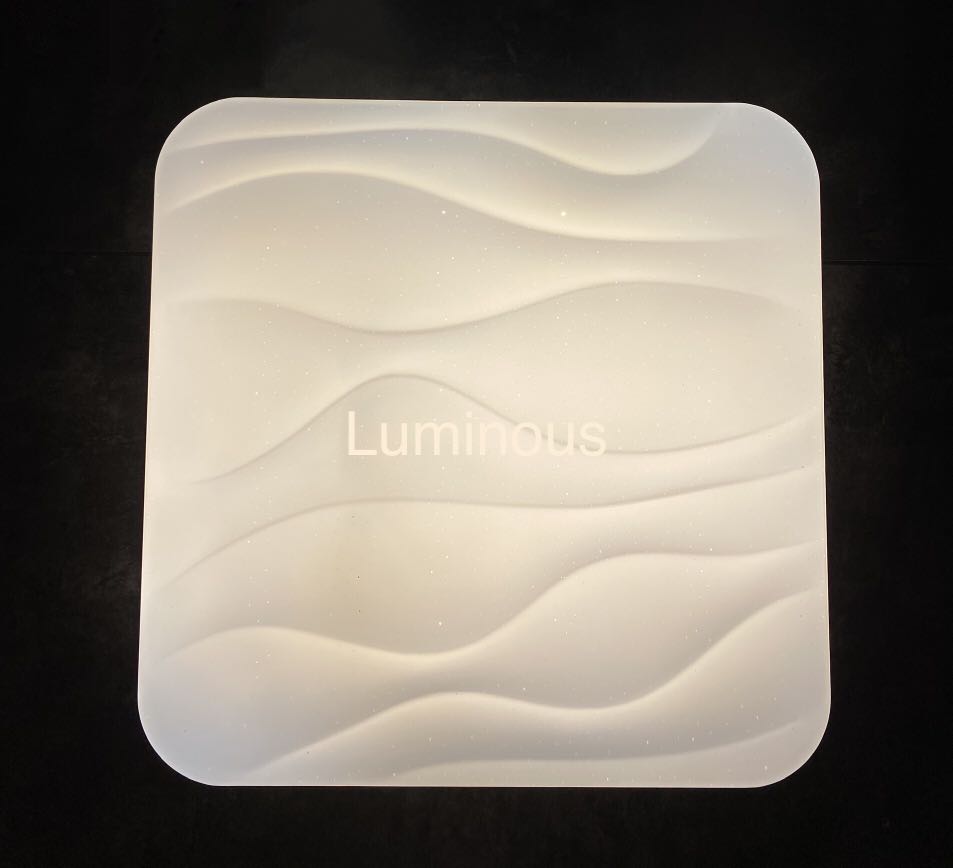 Wave Square Led Ceiling Light, Furniture, Home Decor, Lighting ...