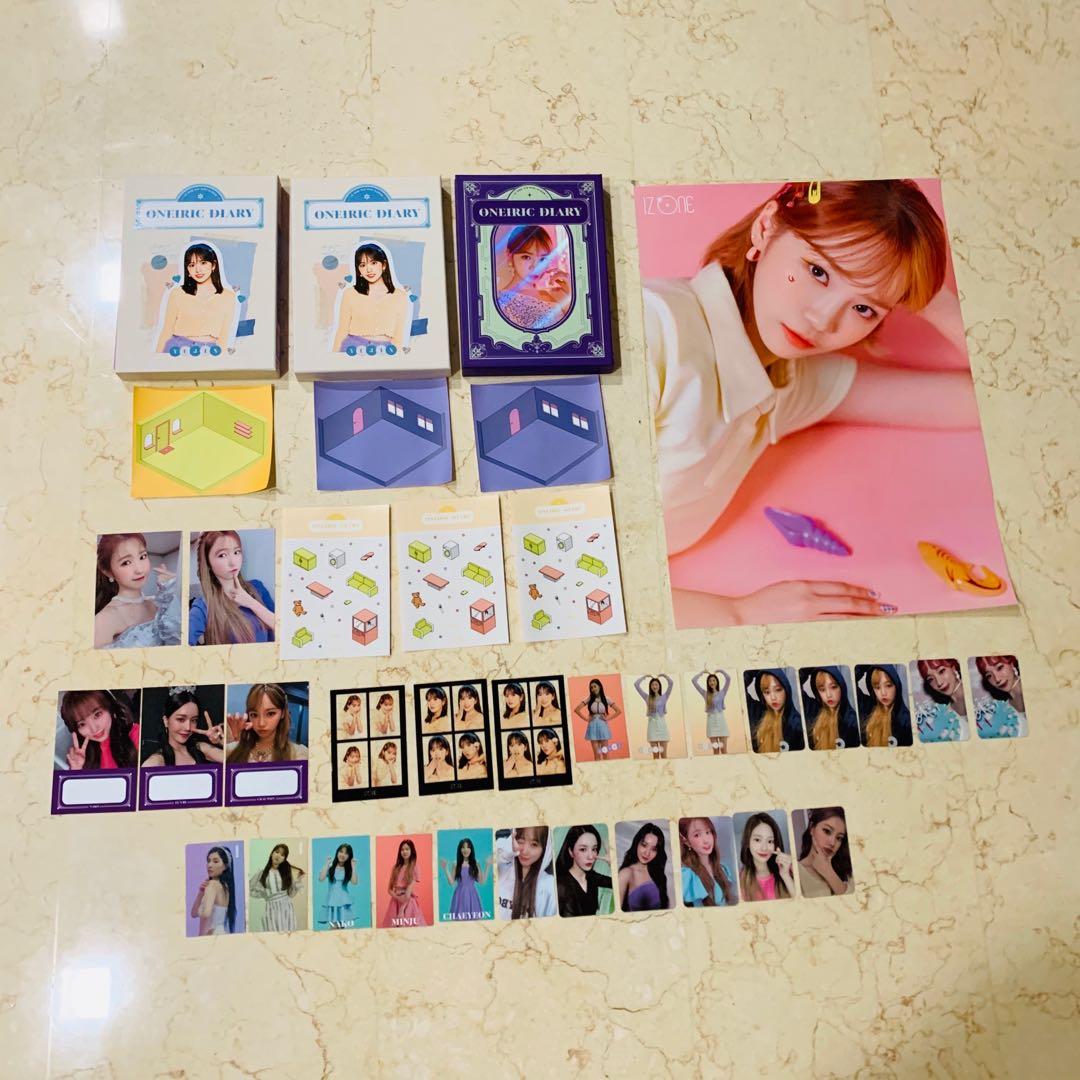 [WTS/WTT] IZ*ONE IZONE ONEIRIC DIARY ALBUM + PHOTOCARDS [FANTASY+DIARY+3D+KIHNO VER, eunbi ...