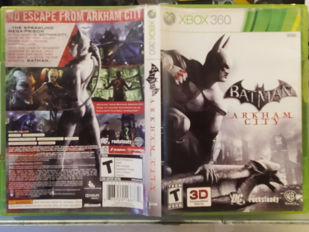Xbox 360 BatMan Arkham City, Video Gaming, Video Games, Xbox on Carousell