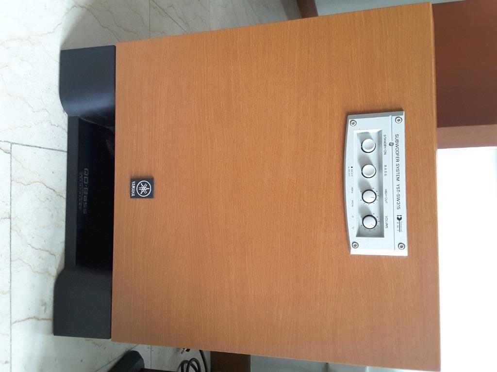 YAMAHA YST SW315 active subwoofer home theater, Audio, Soundbars ...