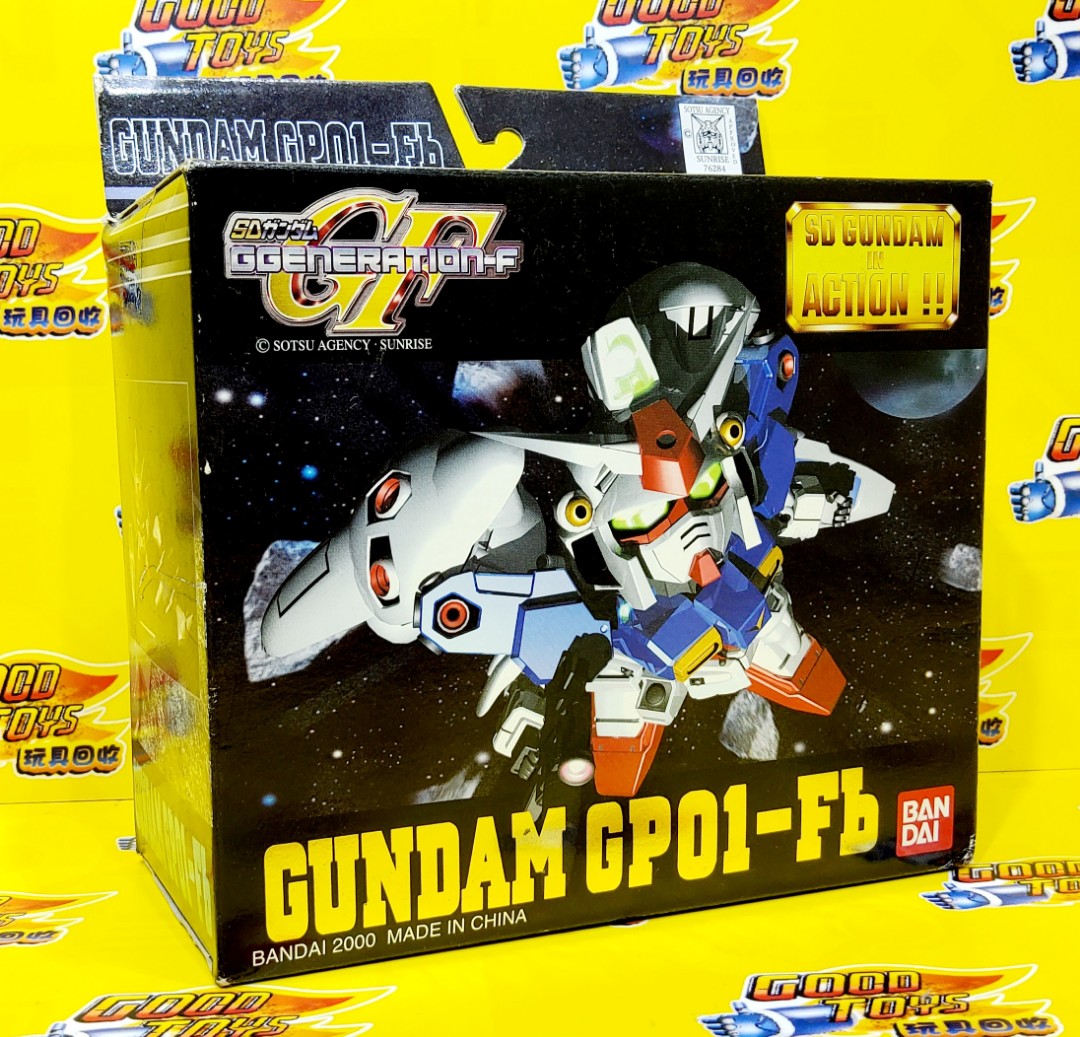 全新未砌 BANDAI SD GUNDAM IN ACTION GUNDAM GP01-Fb, 興趣及遊戲, 玩具 & 遊戲類 - Carousell