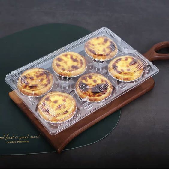 50 Boxes for Egg Tarts (Box of 6), Food & Drinks, Packaged & Instant ...