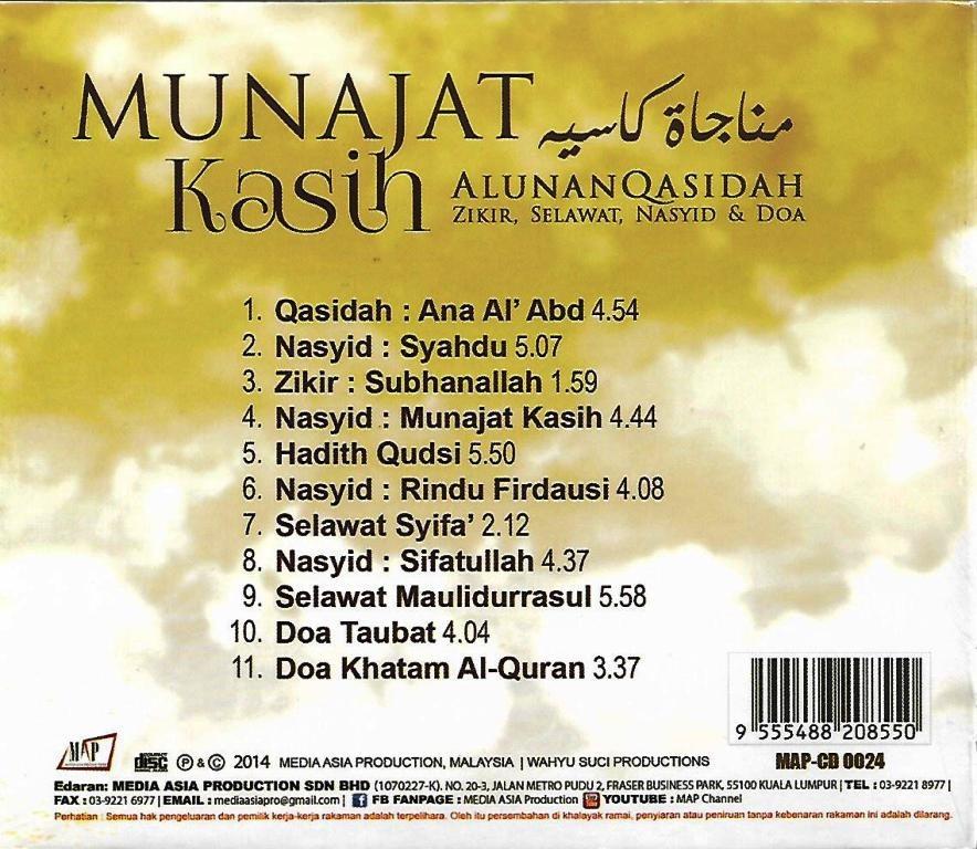 Azuan Ibrahim - Munajat Kasih Alunan Qasidah Zikir, Selawat, Nasyid ...
