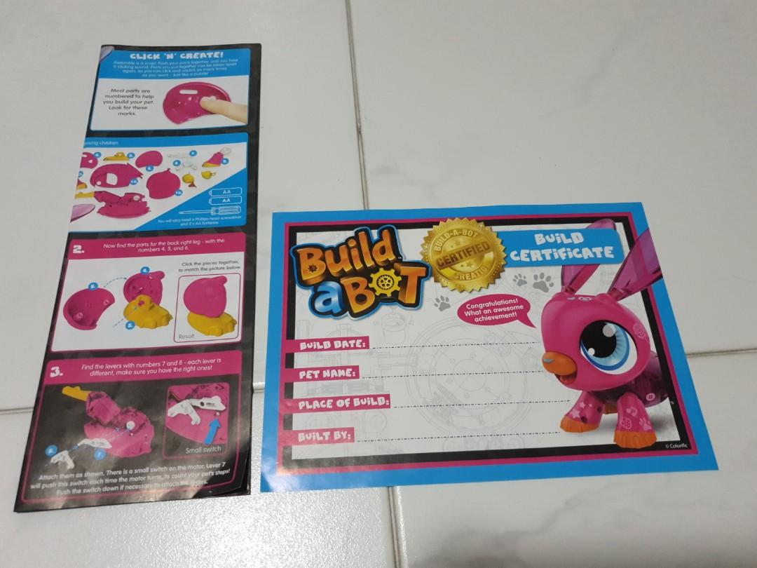 Build a bot - Rabbit, Babies & Kids, Toys & Walkers on Carousell