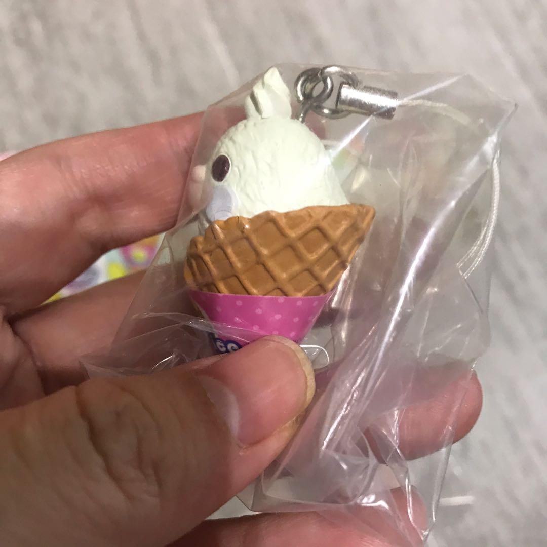 Cockatiel Parakeet Ice Cream Cone Keychain Gashapon, Hobbies & Toys ...