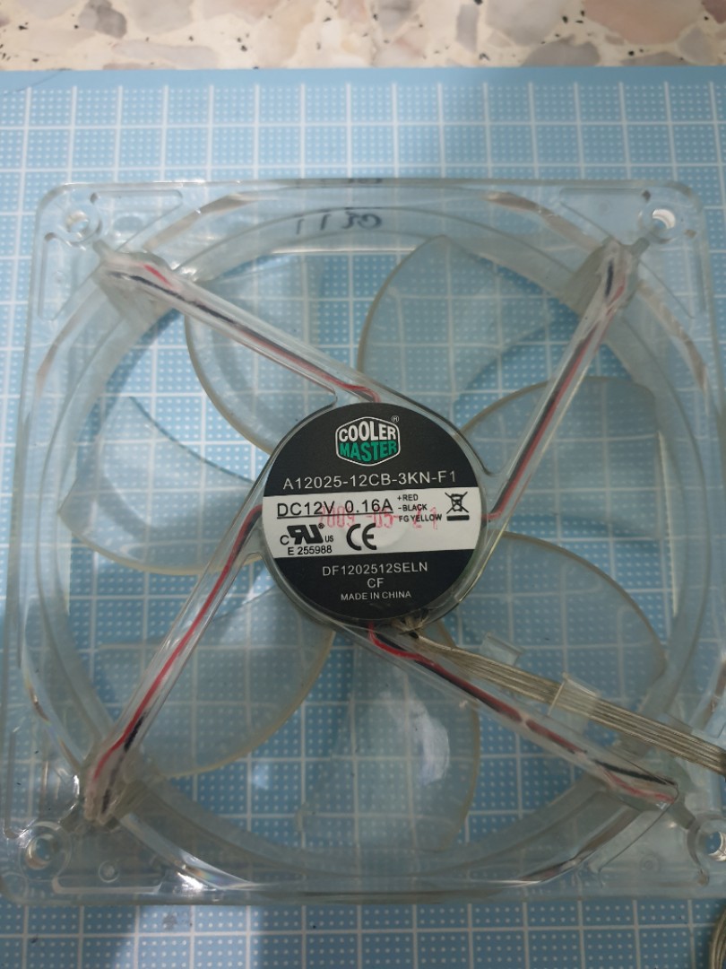 Cooler Master Blue LED Silent Fan 120 SI3, Electronics, Computer Parts ...