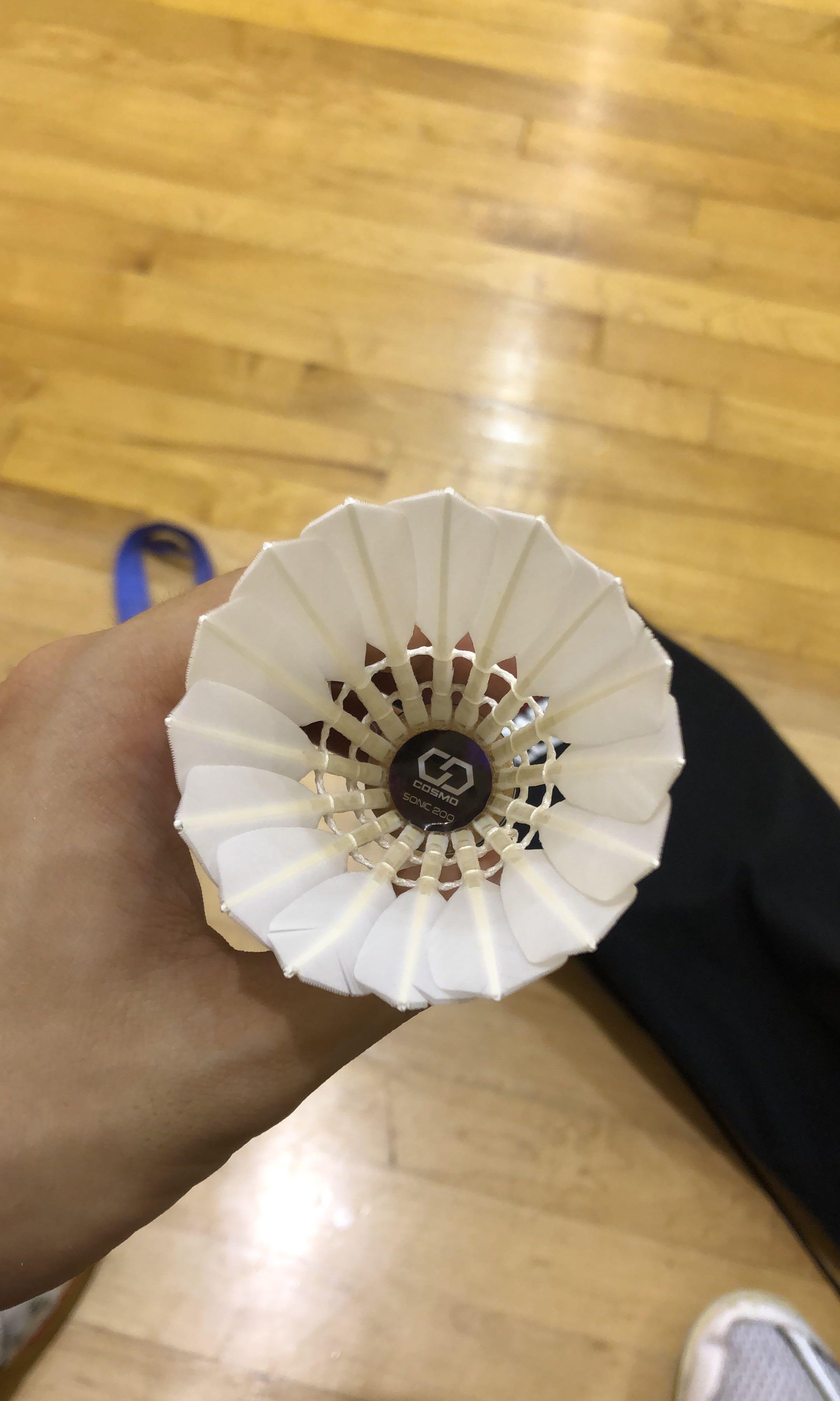 Cosmo Sonic 200 Badminton Shuttlecock, Sports Equipment, Sports & Games ...
