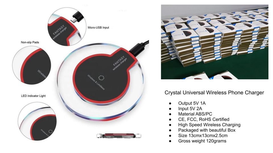 Crystal Universal Wireless Charging Deck, Mobile Phones & Gadgets ...