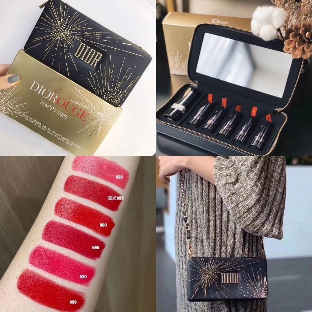 DIOR DIOR ROUGE HAPPY 2020迪奧‌聖誕禮盒‌口紅套‌裝 3.5g*6支裝, 美容＆個人護理, 健康及美容 - 皮膚護理 ...