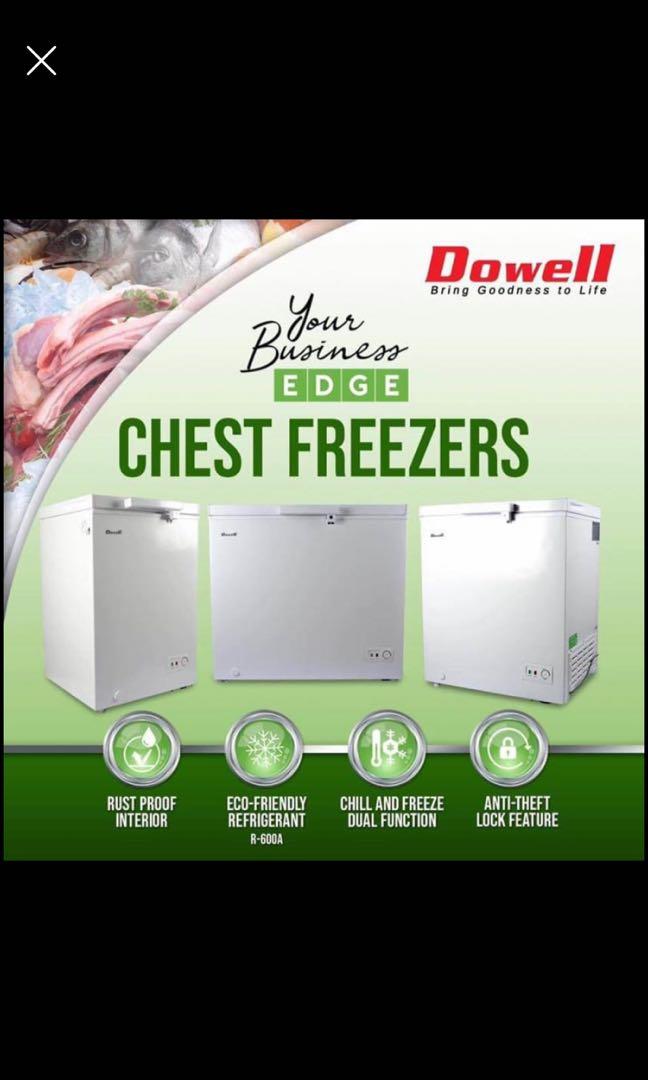 Dowell Chest Freezer, TV & Home Appliances, Kitchen Appliances ...