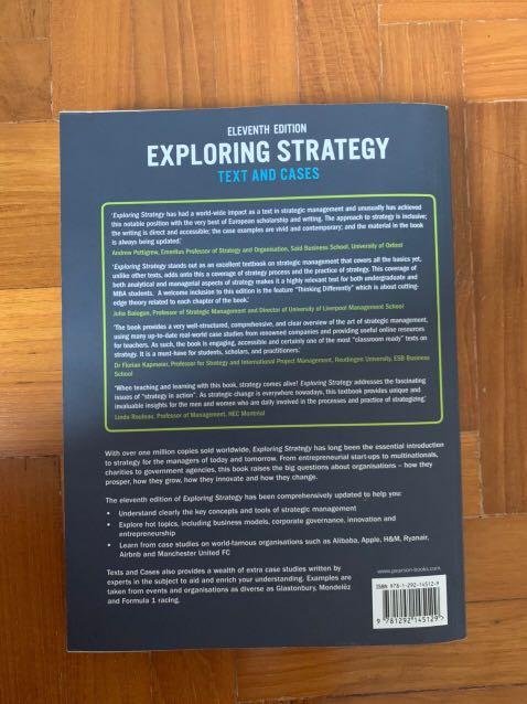 Exploring Strategy (Eleventh Edition), Hobbies & Toys, Books ...