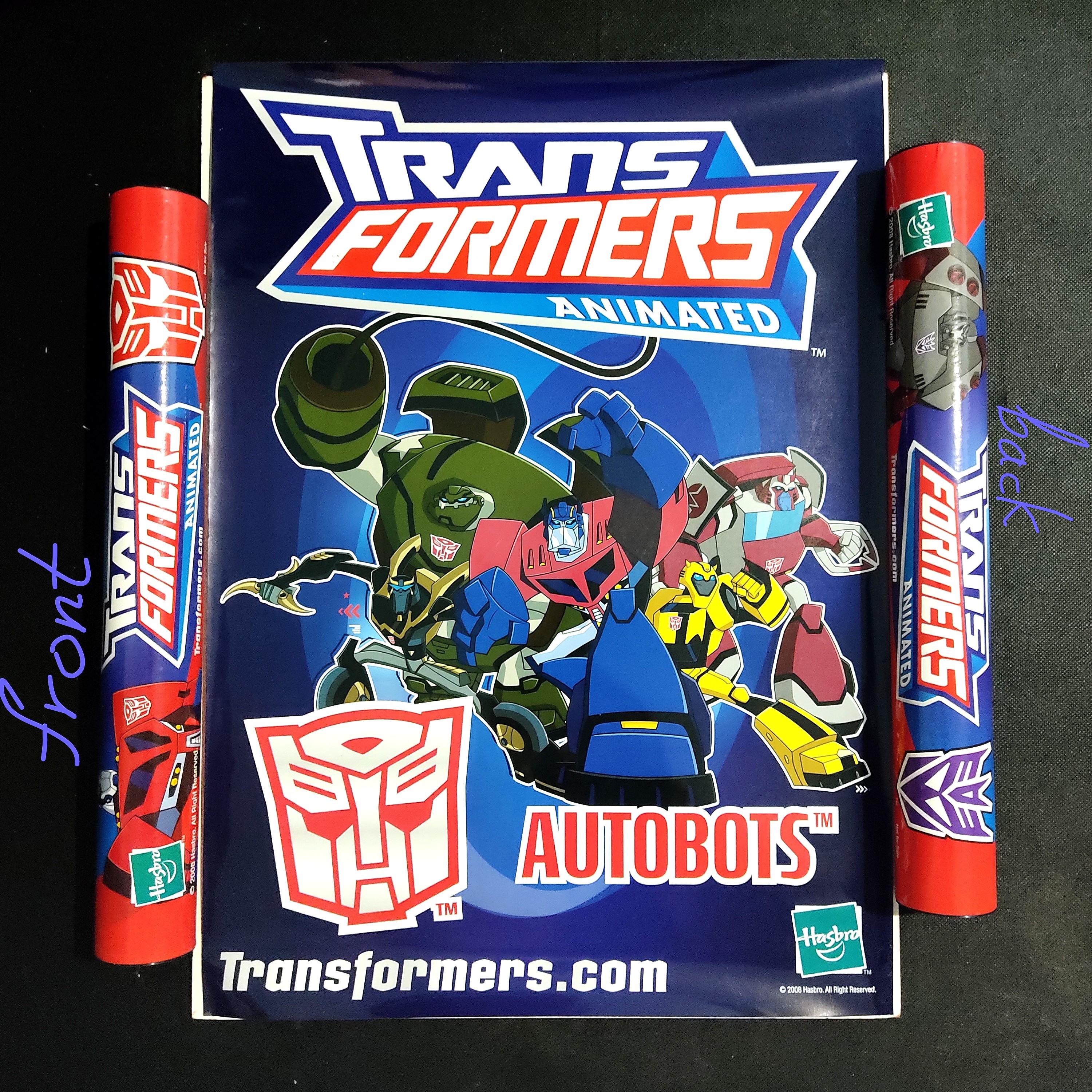Hasbro Official Transformers Animated Poster, Hobbies & Toys ...