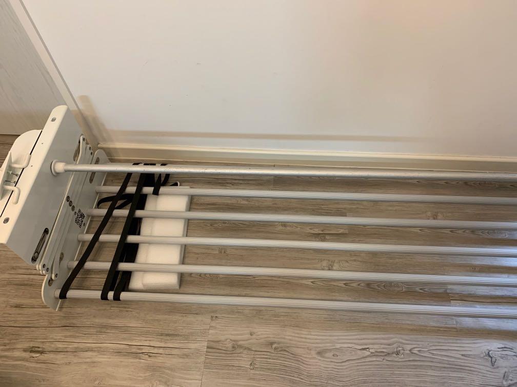 Hdb retractable laundry rack(original bto), Furniture & Home Living ...