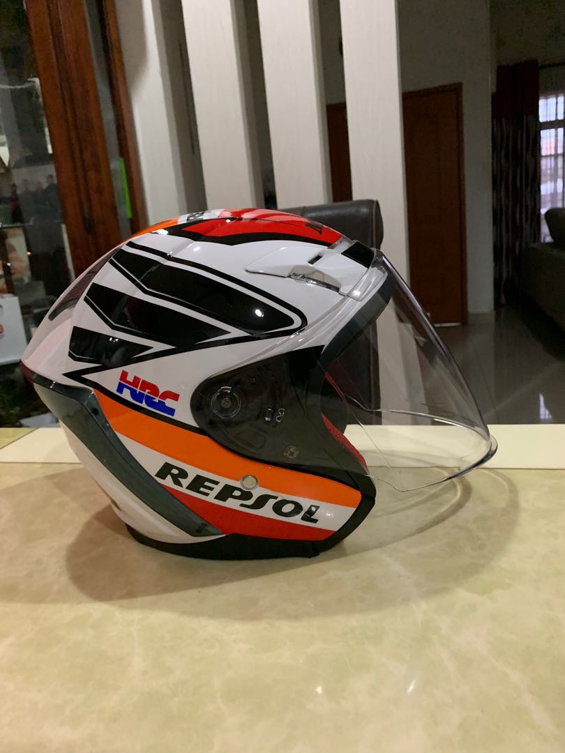 Helmet MHR REPSOL, Motorbikes on Carousell