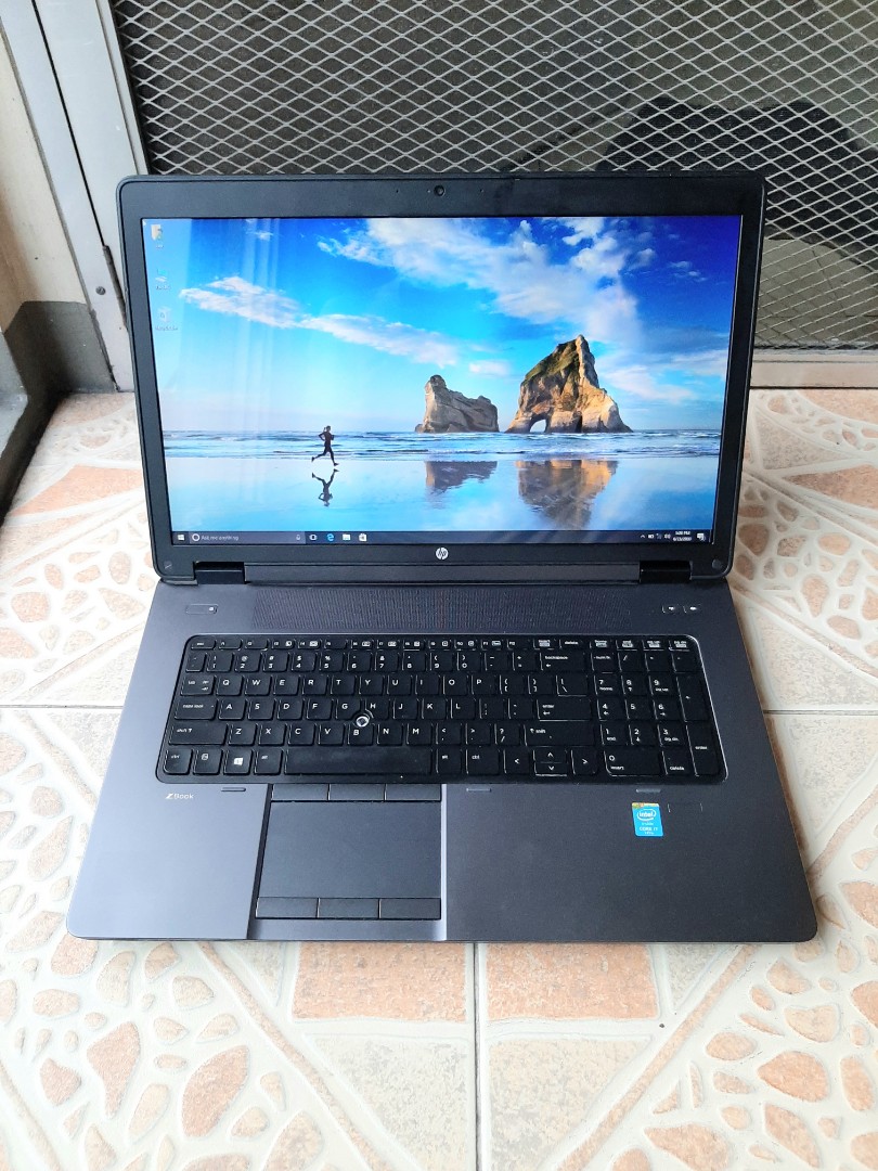 HP Zbook G2 17 Intel Core i7 -4th gen 16gb ram , 256gb ssd ,Nvidia ...