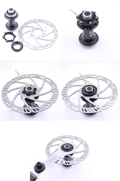 HUB CENTRE LOCK ADAPTER TO 6-BOLT Rotor, Sports Equipment, Bicycles ...