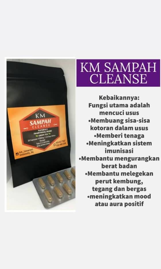 Km Sampah Cleanse Health And Nutrition Health Supplements Health Food Drinks And Tonics On Carousell