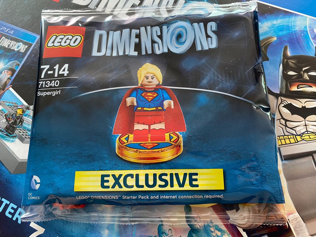 Lego Dimensions 71340 Supergirl polybag （Super heroes 非 marvel) 絶版, 興趣及遊戲, 玩具 & 遊戲類 - Carousell