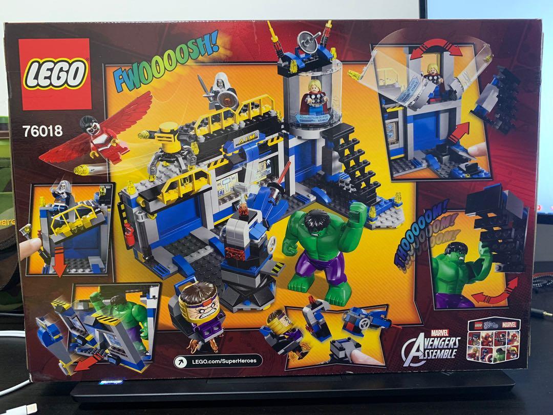 LEGO SUPER HEROES 76018 HULK LAB SMASH, Toys & Games, Bricks ...