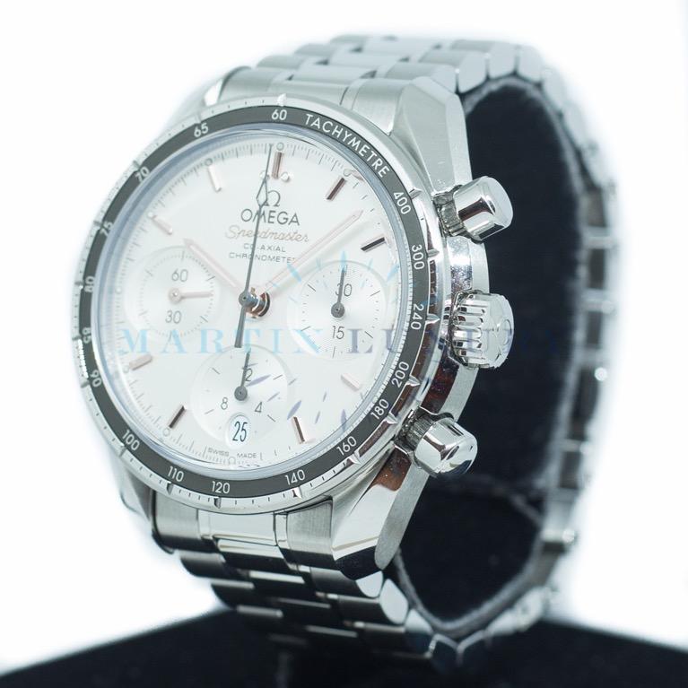 Like New Omega Speedmaster 38 Co-Axial Chronograph Ref: 324.30.38.50.02 ...