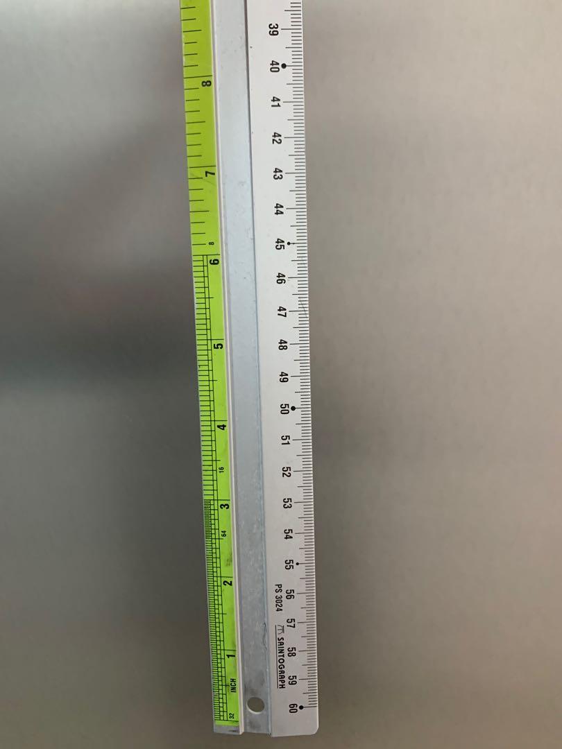 Long ruler (60cm), Books & Stationery, Stationery on Carousell