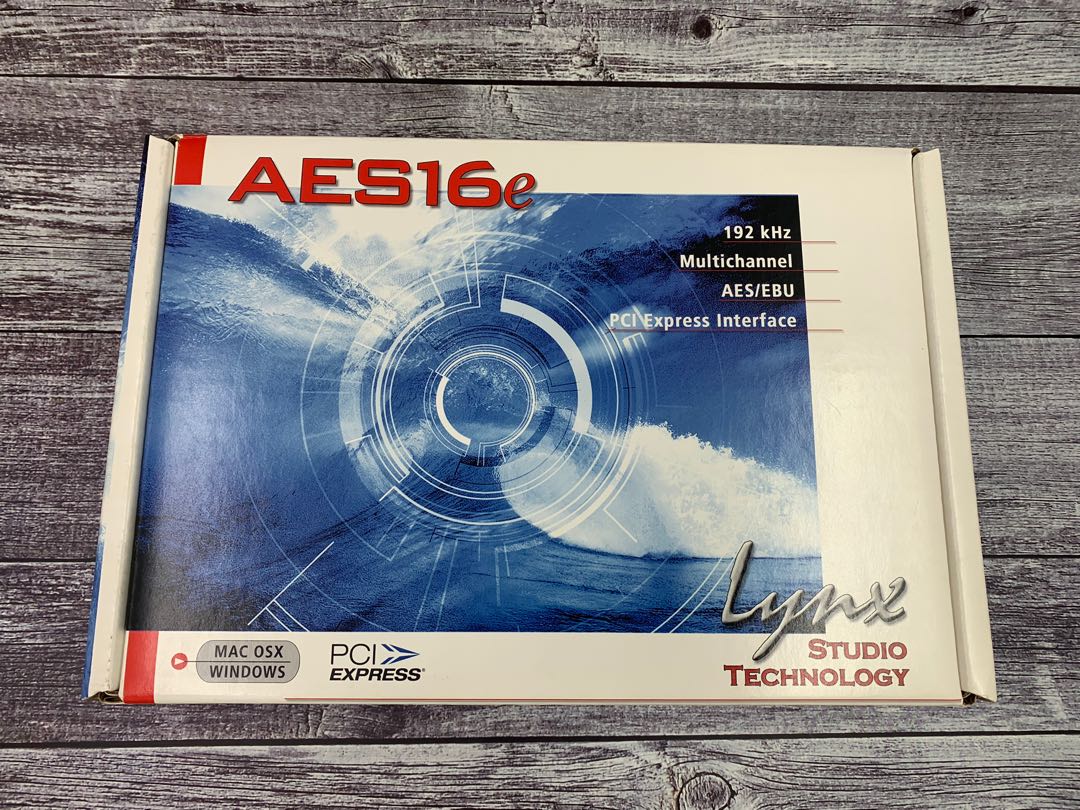 Lynx Studio AES16e PCI Express Soundcard, TV & Home Appliances, TV & Entertainment ...