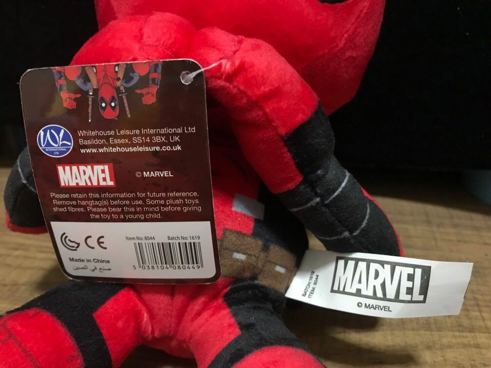 Marvel Soft Toy - Deadpool, 玩具 & 遊戲類, 毛公仔 - Carousell