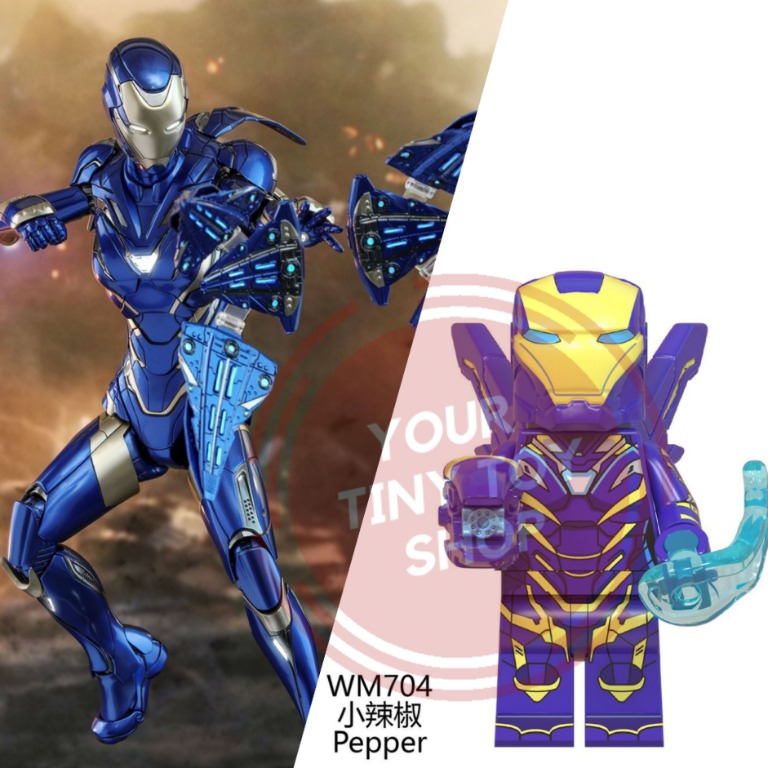 Marvel Super Heroes Iron Man Minifigure Rescue Pepper Potts, Hobbies ...