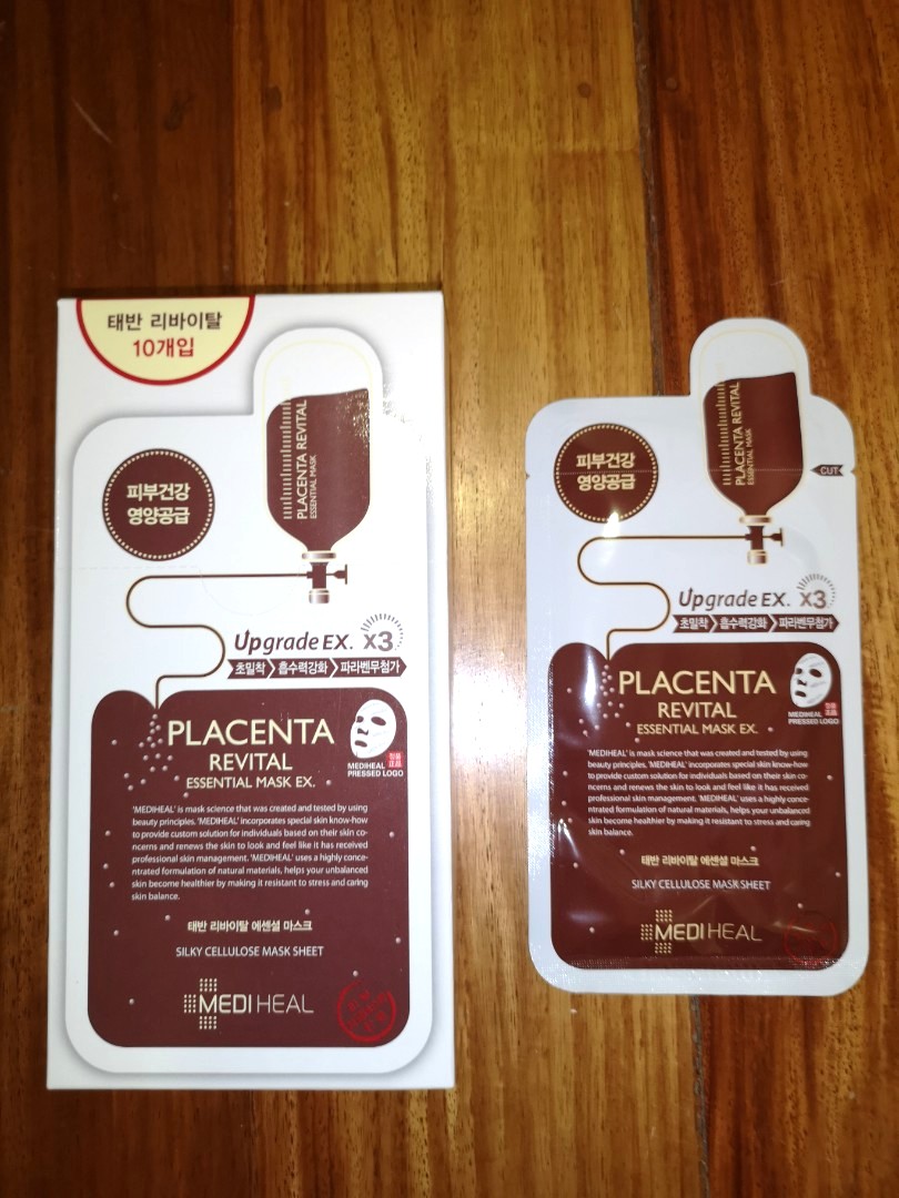Mediheal Placenta Face Mask, Beauty & Personal Care, Face, Face Care on ...
