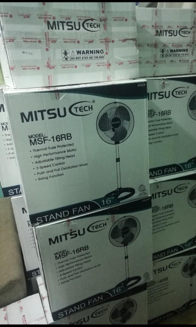 MITSU TECH STAND FAN, Furniture & Home Living, Lighting & Fans, Fans on ...