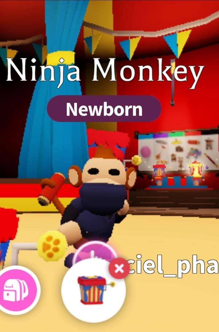 NINJA MONKEY RIDABLE LITMIITED MONKEY WILL NOT BE IN ADOPT ME FOREVER ...