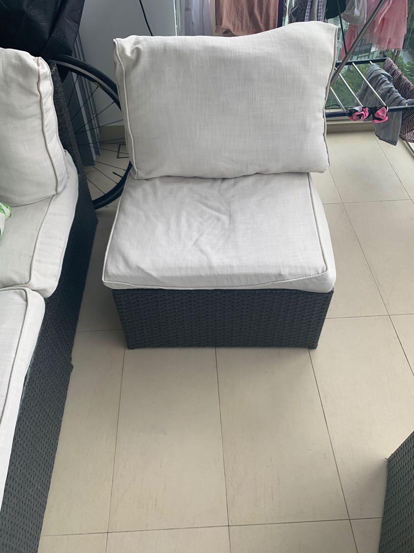 Outdoor faux rattan sofa from Taylor B, Furniture & Home Living ...