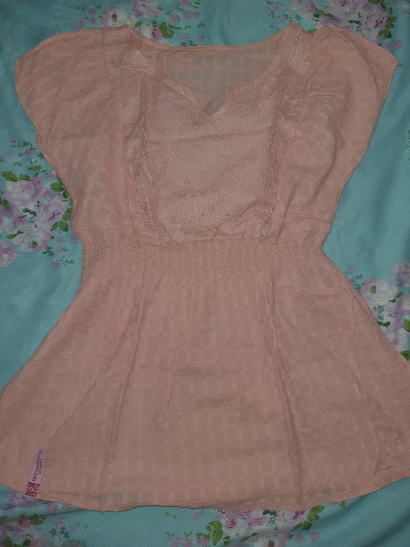 Pastel Color Blouse, Women's Fashion, Tops, Blouses on Carousell