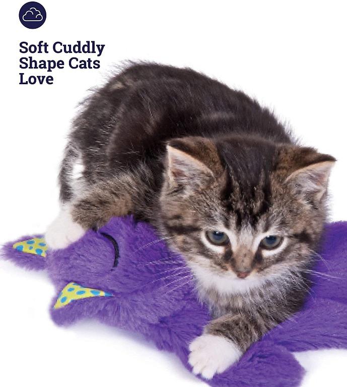 Purr Pillow Soothing Plush Toy for Cats, Purr Pillow Comforting Cat Toy ...