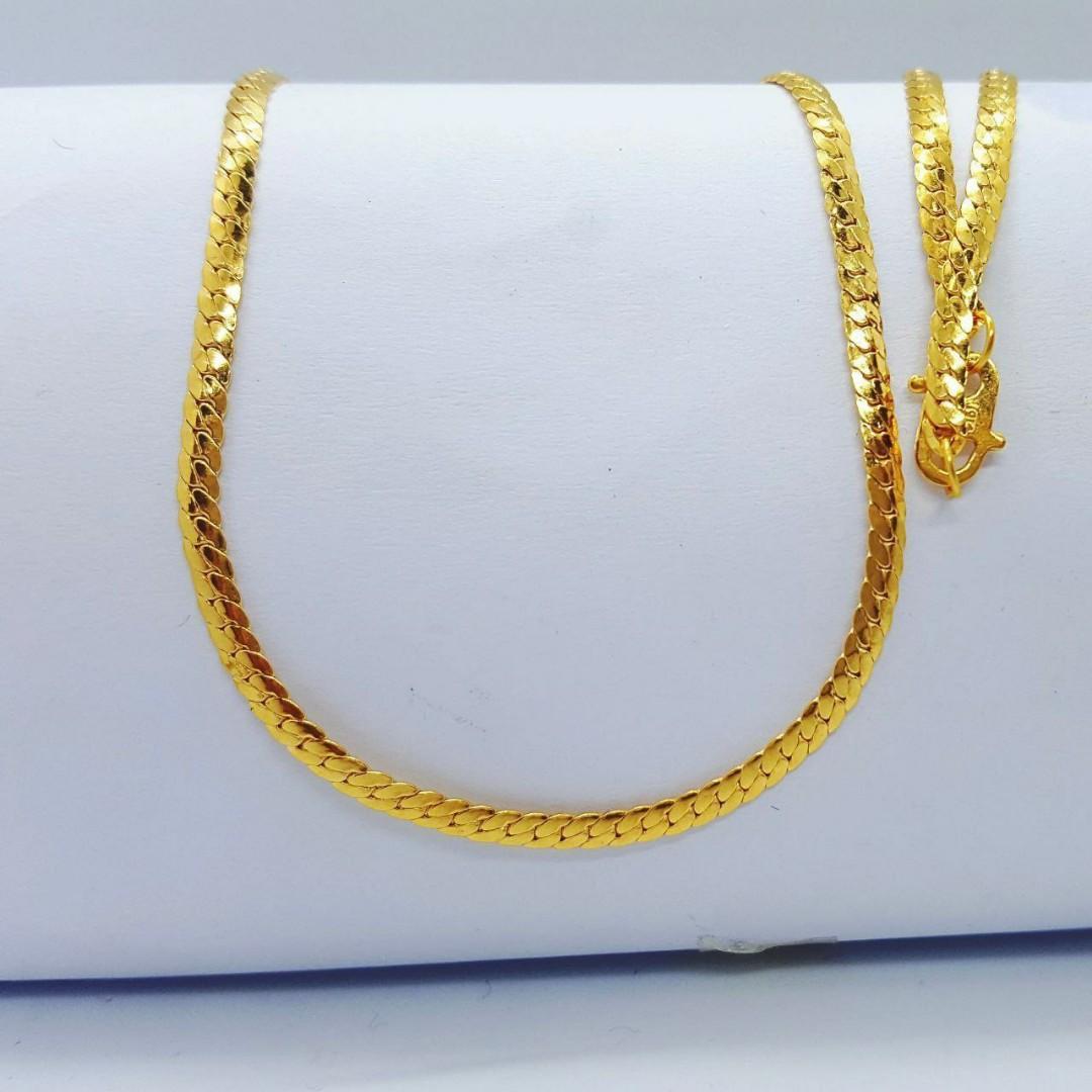 Rantai Leher 916 Dewasa (60cm), Women's Fashion, Jewelry & Organisers ...