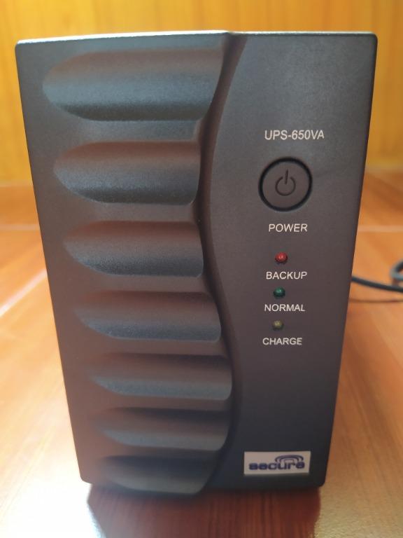 Secure Computing UPS-650VA UPS (Defective), Computers & Tech, Office ...