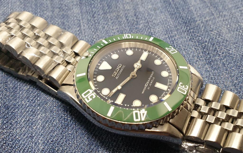 Seiko Diver SKX031 Submariner Modified Hawk 7S26-0040 Automatic Men's ...