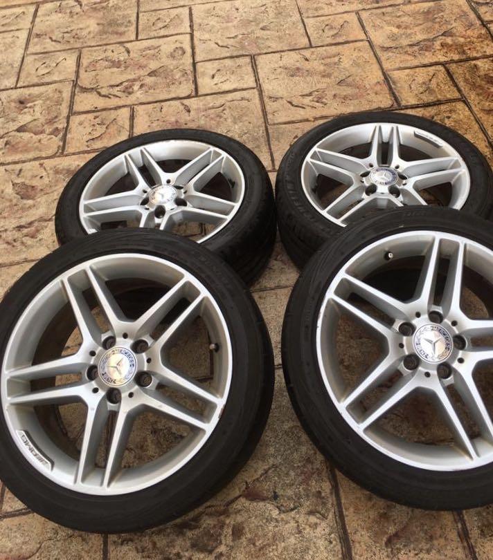 Sport Rim Merc AMG C200 17x8.5JJ, Auto Accessories on Carousell