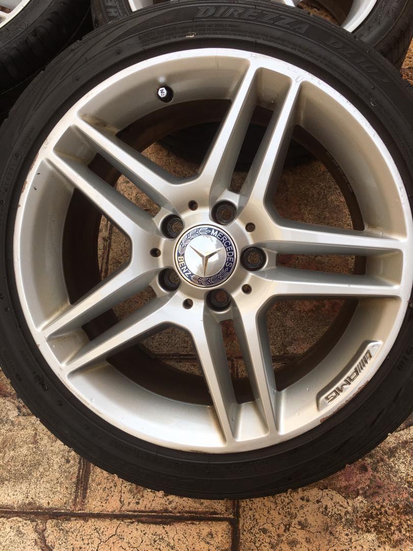 Sport Rim Merc AMG C200 17x8.5JJ, Auto Accessories on Carousell