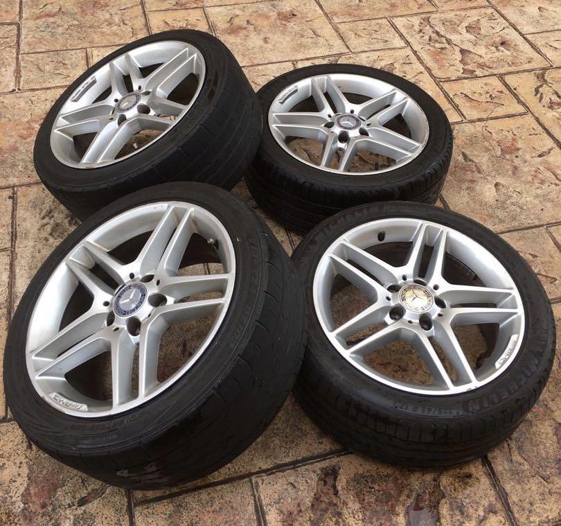 Sport Rim Merc AMG C200 17x8.5JJ, Auto Accessories on Carousell