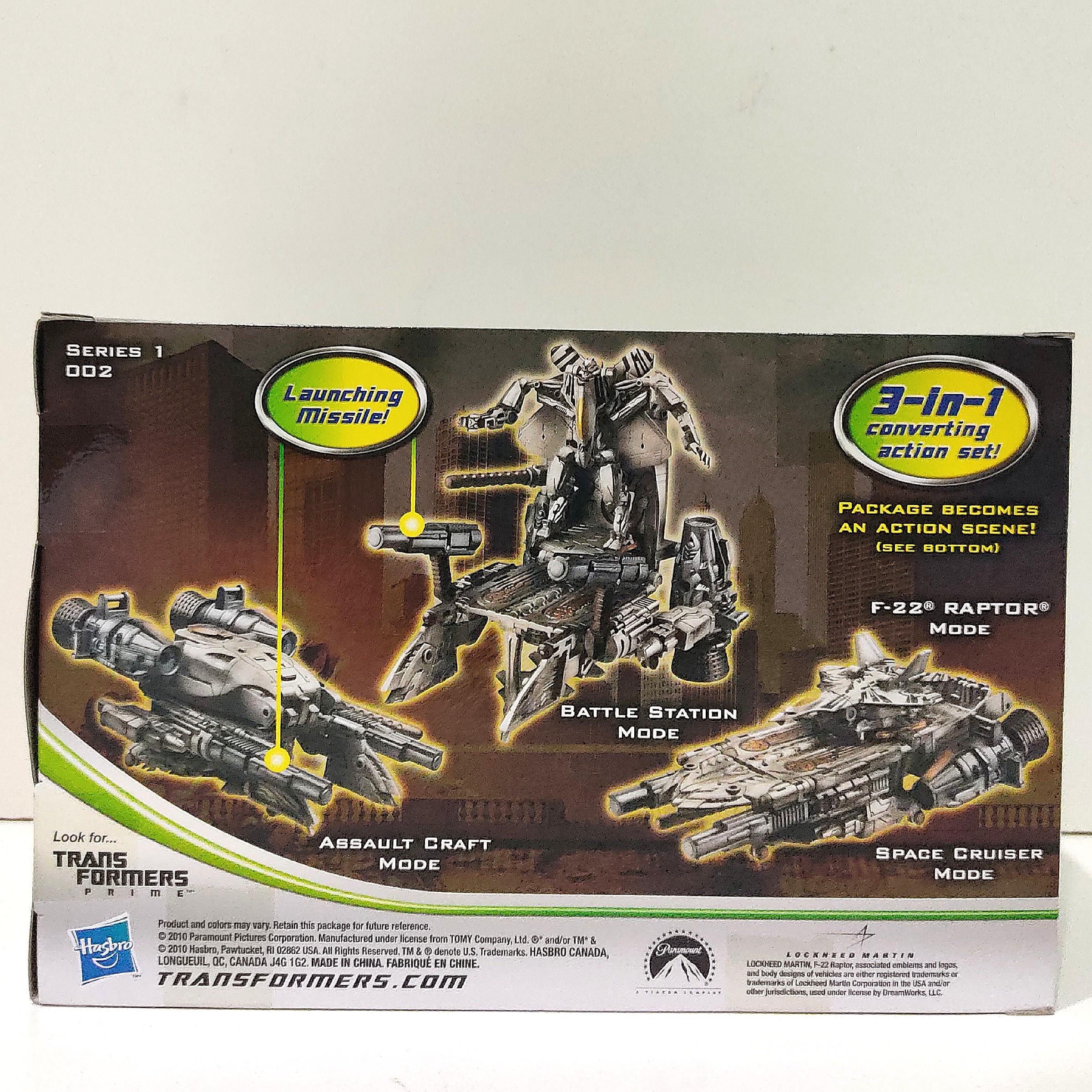 TAKARA TOMY Transformers Starscream Orbital Assault Carrier CV-03 Dark ...