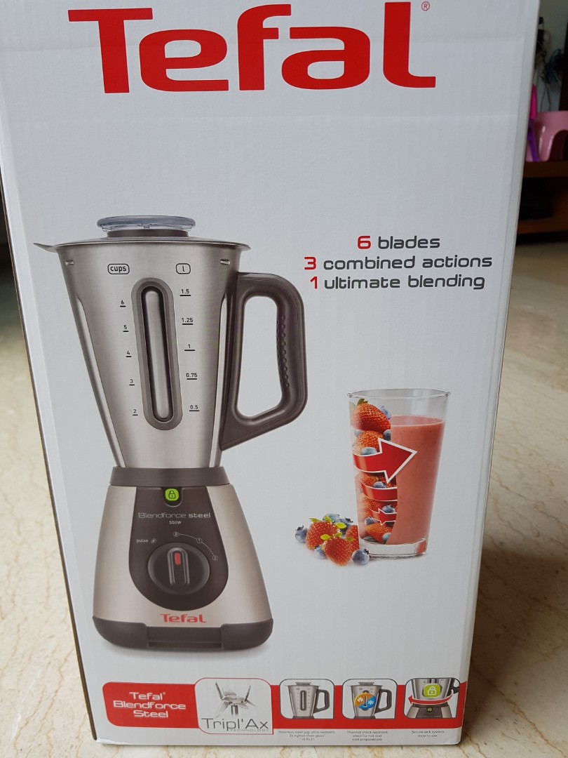 Tefal Blender blendforce steel, Home Appliances, Kitchenware on Carousell