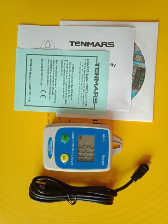 Temperature & Humidity Logger, Datalogger, Humidity Recorder, Humidity Datalogger, Tenmars TM ...