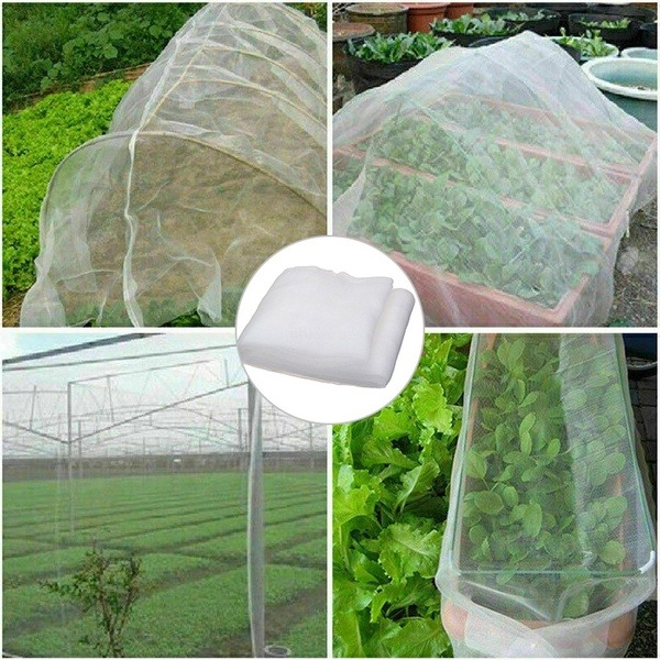 White Netting Garden Crop Plant Protection Mini Greenhouse Net ...
