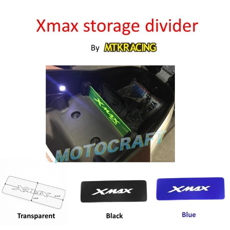 XMAX storage divider compartment divider Yamaha X-max 300 400 ...